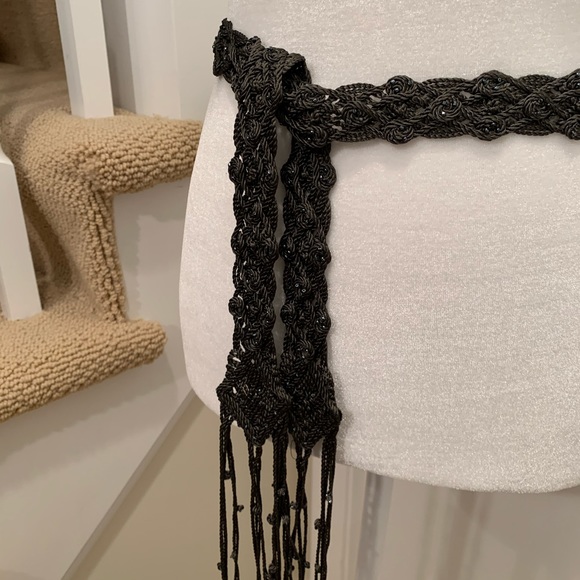 Accessories | Belt Macrame W Beading | Poshmark